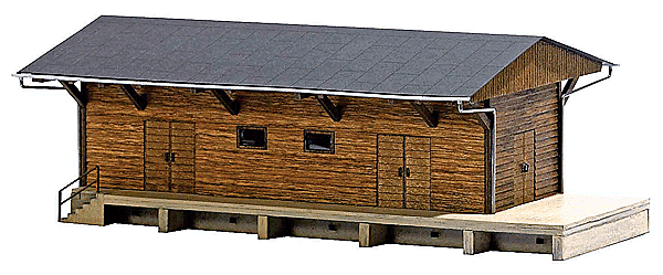 Busch - Freight Shed - 106 x 41 x 39mm - 189-8221