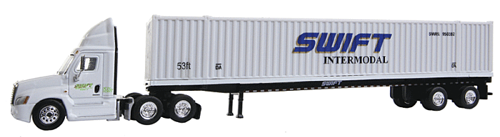 HLP - Freightliner Cascadia w/53' Container - Assembled - Swift ...