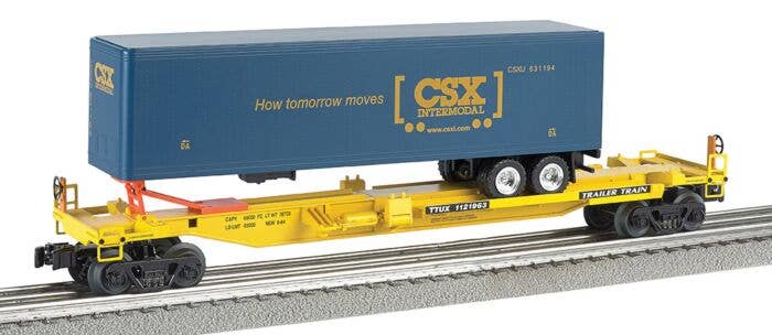 Bachmann - Front Runner Intermodal Car w/Trailer - 3-Rail - Ready to ...