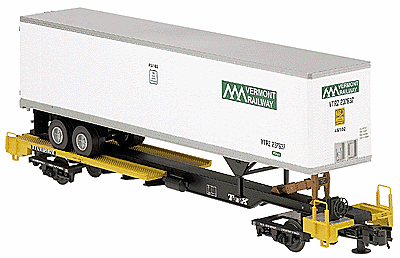 Atlas O - Front Runner w/45' Pines Trailer 3-Rail - Vermont Railway ...