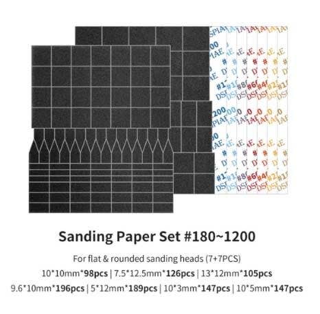 DSPIAE - Full Grid Sanding Paper for Reciprocating Sanding Tool - 314 ...