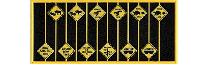 Tichy - Funny Warning Signs - Set 2: 12 Signs, 8 Styles - 293-8321