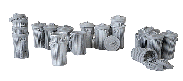 Bar Mills - Garbage Pail Assortment - Unpainted pkg(18) - 171-4022