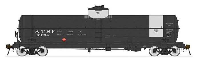 Amer Ltd - GATC Welded Tank Car - Ready to Run - Santa Fe 101159 (Early ...
