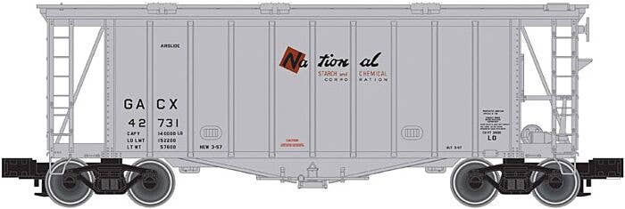 Atlas O - GATX 40' Airslide Hopper - 2-Rail - Ready to Run - National ...