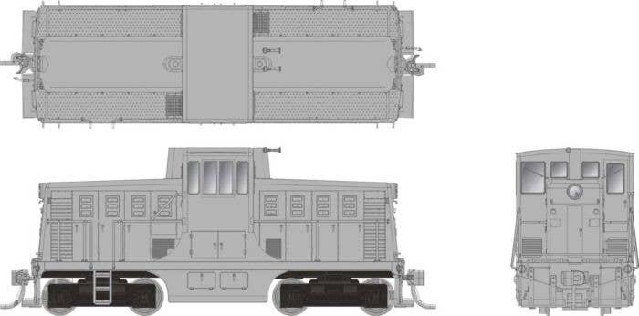 Rapido - GE 44-Tonner - Standard DC - Undecorated - Phase Ib Body - 606 ...