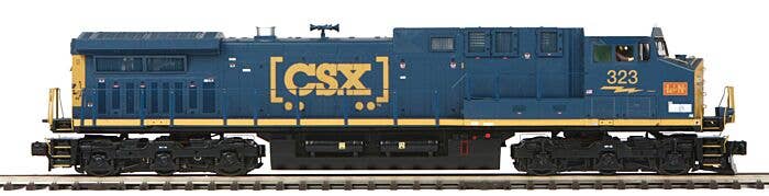 MTH - GE AC4400CW - 3-Rail w/Hi-Rail Wheels & Proto-Sound 3.0 - CSX #323 - 507-20206341