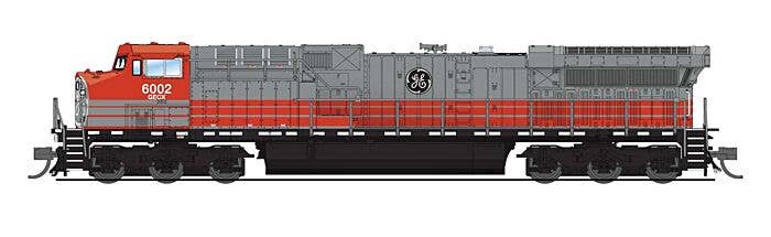 BLI - GE AC6000CW - Standard DC - Stealth - General Electric Demonstrator GECX #6002 (gray, red ...