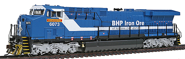 BLI - GE AC6000CW w/Sound & DCC - Paragon2 - BHP Iron Ore #6073 (blue ...