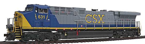 BLI - GE AC6000CW w/Sound - Standard DC - Blue Line(TM) - CSX #631 (High Ditch Lights) - 187-5053