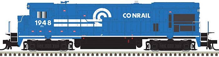 Atlas - GE B23-7 Phase 1 Low Nose - LokSound and DCC - Master Gold - Conrail 1948 (blue, white ...