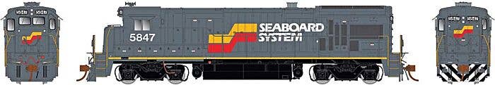 Rapido - GE B36-7 - LokSound and DCC - Seaboard System #5887 (gray, yellow, red, white) - 606-18534