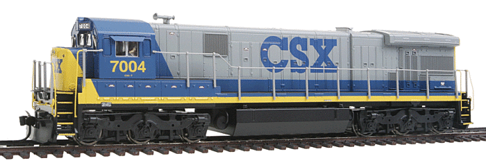 BLI - GE C30-7 w/Sound & DCC - Paragon2(TM) - CSX #7004 (Bright Future, gray, blue, yellow ...