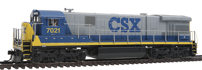 BLI - GE C30-7 w/Sound & DCC - Paragon2(TM) - CSX #7021 (Bright Future, gray, blue, yellow ...
