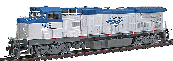 Atlas - GE Dash 8-32BWH w/Sound & DCC - Master(TM) Gold Series - Amtrak (Phase V) #503 (silver ...