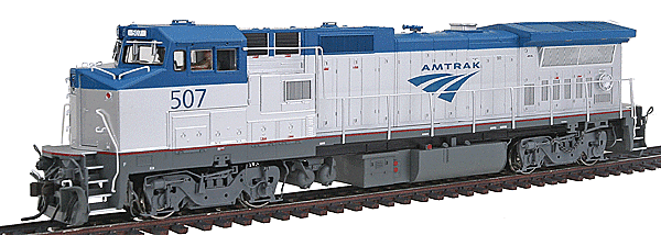 Atlas - GE Dash 8-32BWH w/Sound & DCC - Master(TM) Gold Series - Amtrak (Phase V) #507 (silver ...