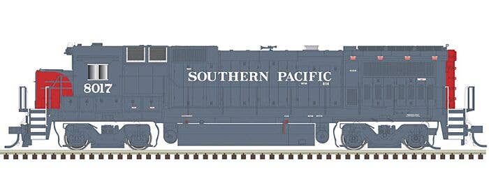Atlas - GE Dash 8-40B - LokSound and DCC - Master(R) Gold - Southern Pacific #8017 (gray, red ...