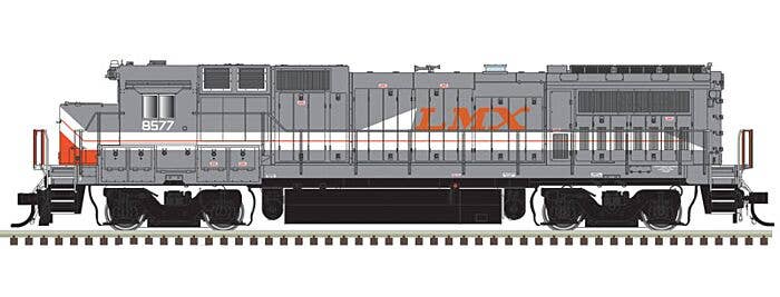 Atlas - GE Dash 8-40B - LokSound and DCC - Master(R) Gold - LMX 8554 (gray, red) - 150-40005167