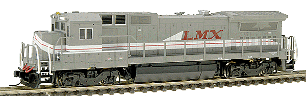 Atlas - GE Dash 8-40B - Standard DC - LMX - Painted (gray, white, red ...