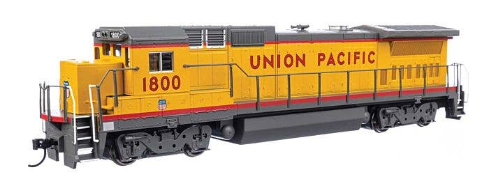 Walthers - GE Dash 8-40B - Standard DC - Union Pacific(R) #1800 (yellow, gray; small shield on ...