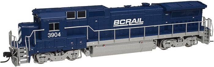 Atlas - GE Dash 8-40B - Standard DC - Master(R) - BC Rail #3909 (blue, white, silver) - 150-40000475