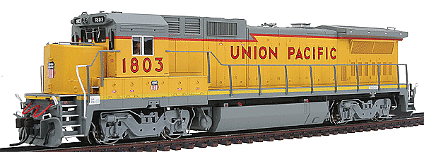 Atlas - GE Dash 8-40B w/Sound & DCC - Master(TM) Gold Series - Union Pacific (Lightning Stripe ...