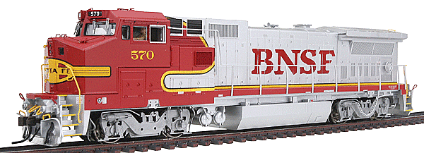 Atlas - GE Dash 8-40BW w/Sound & DCC - Master(TM) Gold Series - Burlington Northern Santa Fe ...
