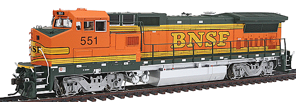 Atlas - GE Dash 8-40BW w/Sound & DCC - Master(TM) Gold Series - Burlington Northern Santa Fe ...