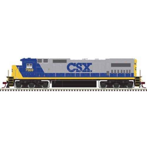 Atlas - GE Dash 8-40C - Front Ditch Lights - LokSound & DCC - Master(R) - CSX #7569 (YN2, gray ...