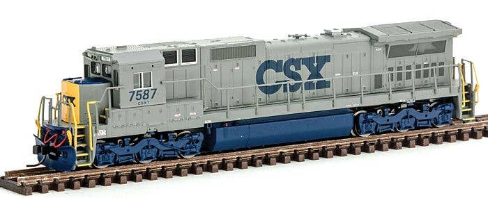 Atlas - GE Dash 8-40C w/DCC - Master(R) - CSX #7587 (YG, gray, blue ...