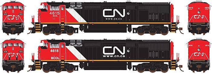 Rapido - GE Dash 8-40CM Draper Taper w/Sound & DCC - Prime Movers - Canadian National BCOL #4618 ...