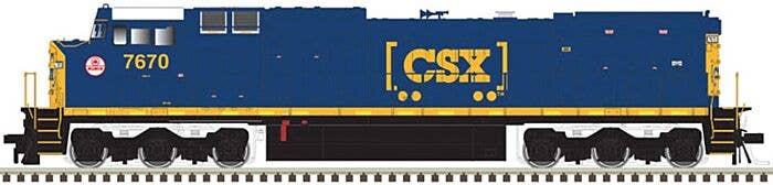 Atlas - GE Dash 8-40CW CSX-Style Cab and Body - Standard DC - Master(R ...