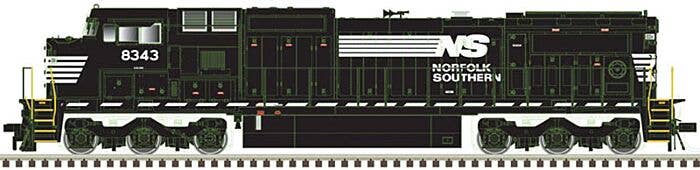 Atlas - GE Dash 8-40CW - LokSound and DCC - Master(R) Gold - Norfolk ...