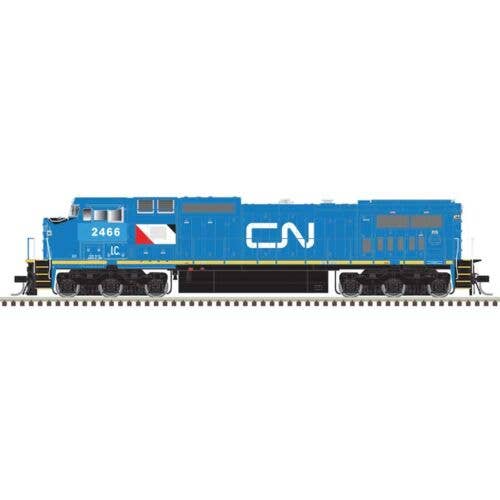 Atlas - GE Dash 8-40CW - Standard DC - Master(R) Silver - Canadian National IC #2466 (blue ...