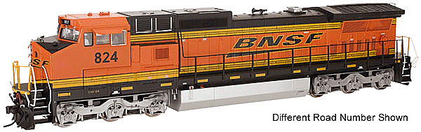 Atlas - GE Dash 8-40CW w/DCC - Master(R) - BNSF Railway #824 (orange ...
