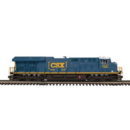 Atlas O - GE ES44AC - 3-Rail - Proto-Sound 3.0 & DCS - Premier(TM) - CSX #3444 (blue, yellow ...