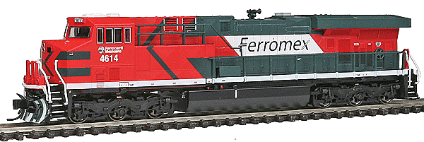 Fox Valley - GE ES44AC Diesel - Standard DC - Ferromex #4614 (orange ...