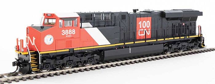 Walthers - GE ES44AC Evolution Series GEVO - ESU Sound & DCC - Canadian National #3888 100th ...