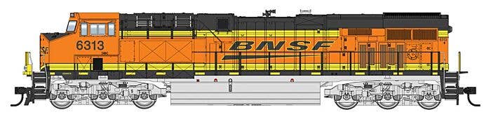 Walthers - GE ES44AC Evolution Series GEVO - Standard DC - BNSF Railway #6313 - 910-10223