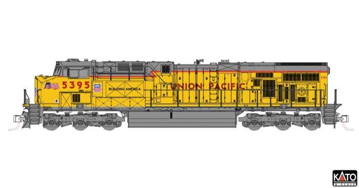 Kato - GE ES44AC GEVO - Sound and DCC - Union Pacific #5395 (2020s ...