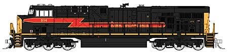 Fox Valley - GE ES44AC GEVO - Standard DC - Iowa Interstate #514 (black ...