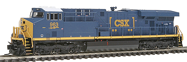 Fox Valley - GE ES44AC - Standard DC - CSX #963 (Dark Future, blue ...