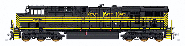 Fox Valley - GE ES44AC - Standard DC - Norfolk Southern #8100 (Nickel ...
