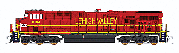 Fox Valley - GE ES44AC - Standard DC - Norfolk Southern #8104 (Lehigh ...