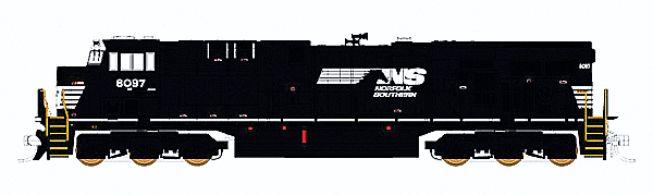Fox Valley - GE ES44AC - Standard DC - Norfolk Southern #8097 (black ...