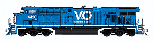 Fox Valley - GE ES44AC - Standard DC - Virginian & Ohio #4420 (blue ...