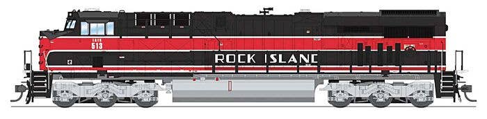 BLI - GE ES44AC - Standard DC - Stealth - Iowa Interstate #513 (Rock ...