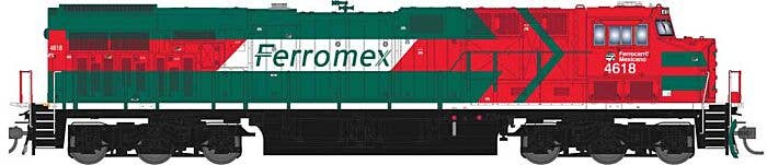 BLI - GE ES44AC with Sound, DCC and Smoke - Paragon3(TM) - Ferrocarril Mexicano - Ferromex 4647 ...