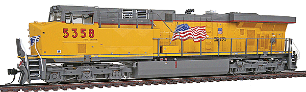 Intermount - GE ES44AC w/LokSound & DCC - Union Pacific (Armour Yellow, gray; Flag Logo ...