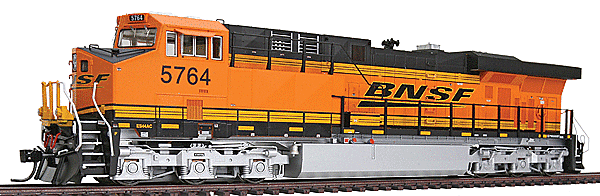 Intermount - GE ES44AC w/LokSound & DCC - Burlington Northern & Santa ...